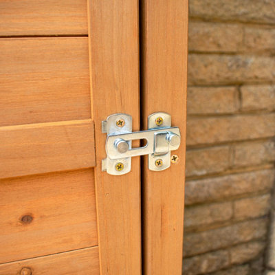 BPS Deluxe Wooden Apex Tool Tower - Outdoor Storage Cabinet - 4 ...