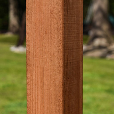 BPS Deluxe Wooden Pergola - 2x2m - Garden Gazebo - Premium Slow Grown ...