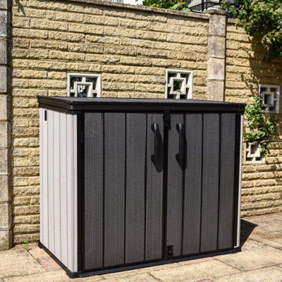 BPS Grand Plastic Storage Box 1200L- Weather Resistant - Outdoor Bin ...