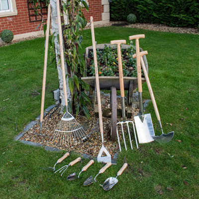 BPS Heritage Complete 11 Piece Stainless Steel Garden Set