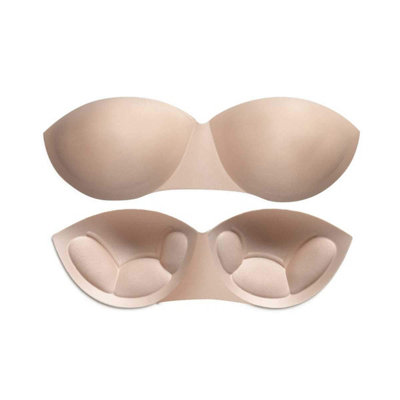 BRA LINER SMALL - Push-Up Bra Liner: Small: Nude - Marbet