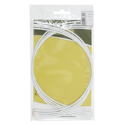BRA WIRE SET PK4 - BRA WIRES: 4 PAIRS: 33CM: WHITE - MARBET