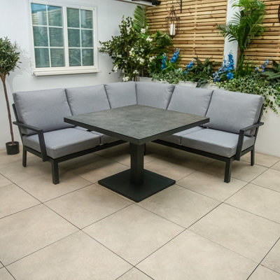 Bracken Outdoors Miami Deluxe Aluminium Compact Corner Set with ...