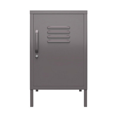 Bradford Metal Locker End Table Grey