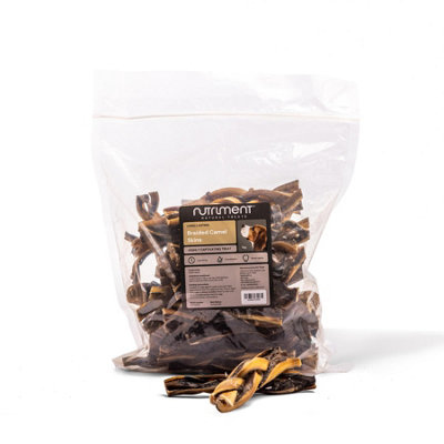 Braided Camel Skin for Dogs (1kg) Hypoallergenic Long Lasting Chew Treats