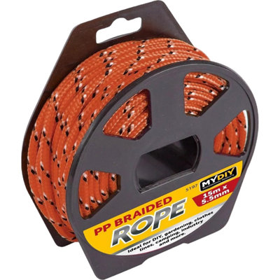 Braided Rope 15M Polypropylene Rope on Reel Strong Heavy Duty ...
