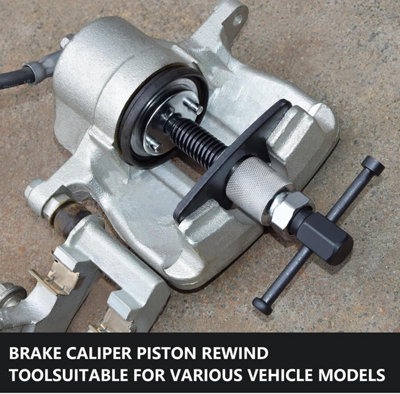 BRAKE CALIPER PISTON REWIND WIND BACK TOOL KIT SET RIGHT HANDED