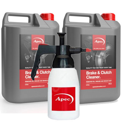 Brake & Clutch Cleaner 10L with Pressure Sprayer Heavy Duty