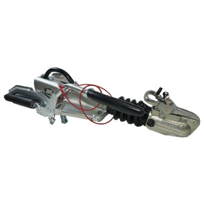 Braked Hitch Coupling for Ifor Williams Horse Box 2700kg Trailer HB505 ...