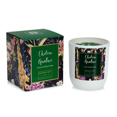Bramble Bay 1x Chelsea Gardens Botanical Soy Wax Scented Candle - 185g ...