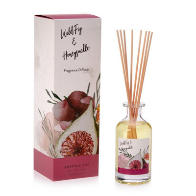 Bramble Bay - Bath & Body Scented Reed Diffuser - 170ml - Wild Fig & Honeysuckle at B&Q