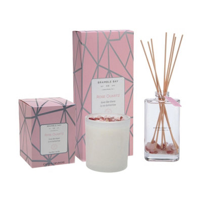 Bramble Bay - Crystal Infusions Scented Candle & Diffuser Set - 300g ...