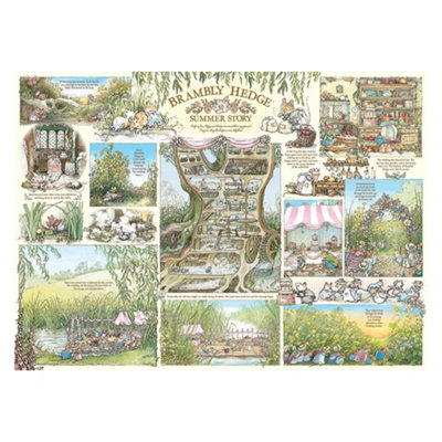 Brambly Hedge Summer Story Jigsaw Puzzle 1000 Pieces | DIY at B&Q