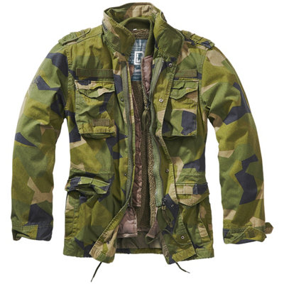 Brandit M-65 Giant Jacket Swedish M90 Camo size Large