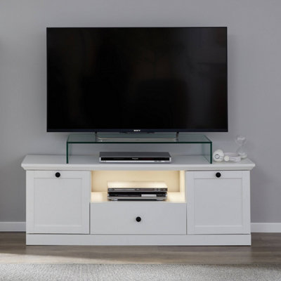 Brandson 2 Door & Drawer Modern Design TV Unit with Storage