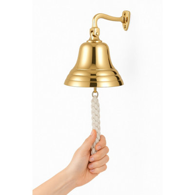 Brass Bell Last Orders Brass Bell Wall Mounted Nautical Themed Ship ...