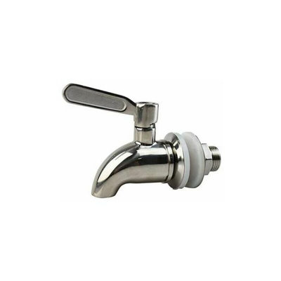 Brass chrome plated faucet for gravity water purifier 16mm Brass chrome ...