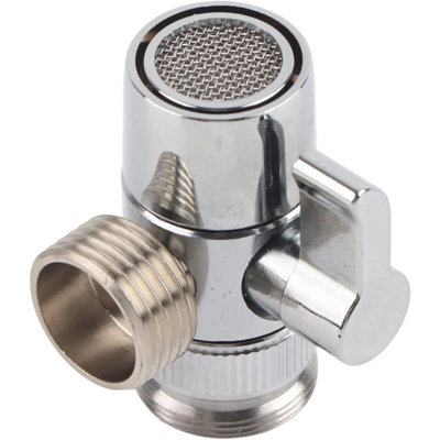 Brass faucet diverter valve water switch between sprayer washing ...
