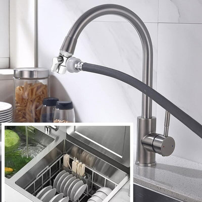 Brass faucet diverter valve water switch between sprayer washing ...