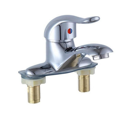 Brass Mixer Faucet Elegant Two Handle Basin Mixer