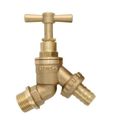 Brass Outdoor Garden Tap Hose Union Bib Tap 1/2"