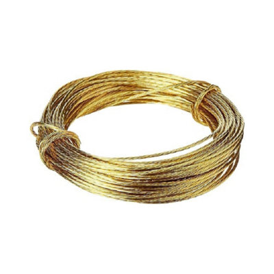 Brass Picture Hanging Wire 3m Heavy Duty Wire Roll for Hanging Mirrors ...