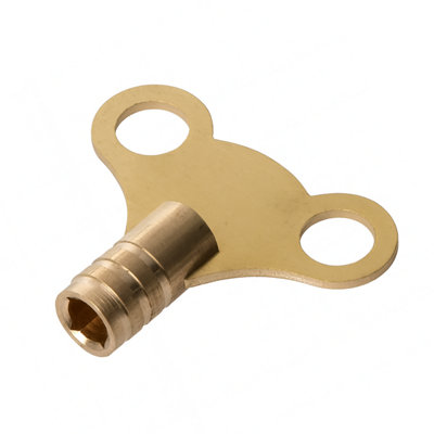 Brass Radiator Clock Key Type - Durable Bleed Valve Tool
