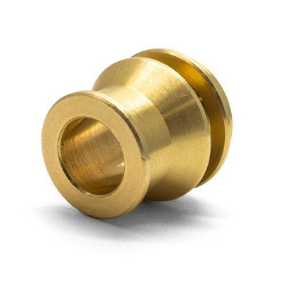 Brass TRV Radiator Reducer Compression Valve - 15mm to 10mm