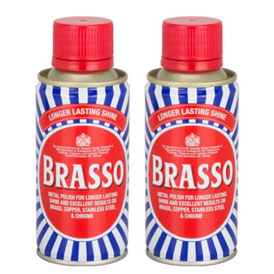 Brasso longer lasting shine polish 175ml x 2