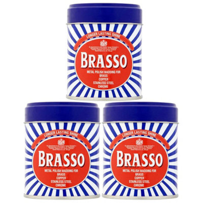 Brasso metal polish wadding for surfaces 75g x 3