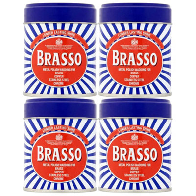 Brasso metal polish wadding for surfaces 75g x 4