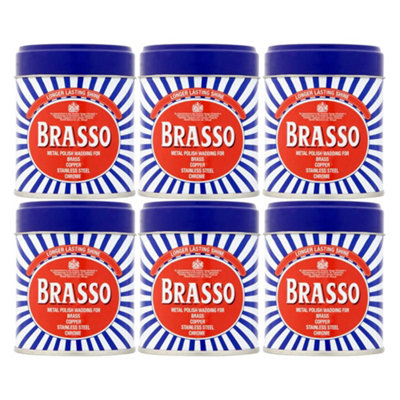 Brasso metal polish wadding for surfaces 75g x 6