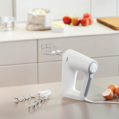Braun Hand Mixer, 500 W, Variable Speed, White