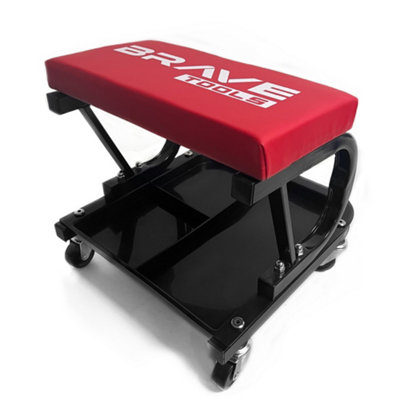 Brave Tools Mechanics Garage Creeper Trolley Padded Seat Car Automotive ...