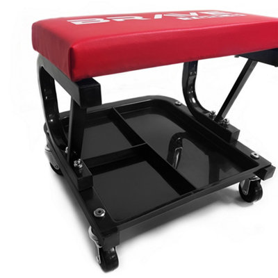 Brave Tools Mechanics Garage Creeper Trolley Padded Seat Car Automotive ...
