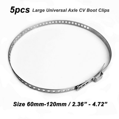 Brave Tools Universal CV Boot Clips Kit Stainless Steel Set of 10 Axle ...