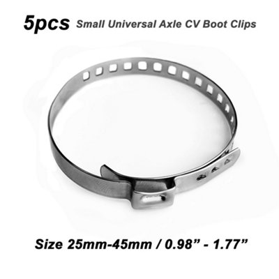 Brave Tools Universal CV Boot Clips Kit Stainless Steel Set of 10 Axle ...