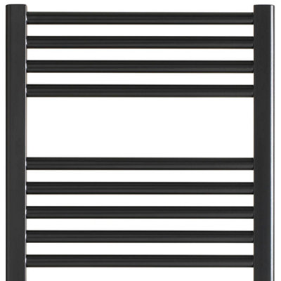 Bray Wifi Dual Fuel Heated Towel Rail With Thermostat, Timer, Straight ...