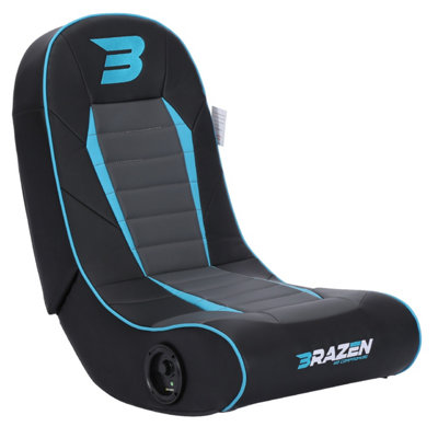 BraZen Sabre 2.0 Bluetooth Surround Sound Gaming Chair - Blue