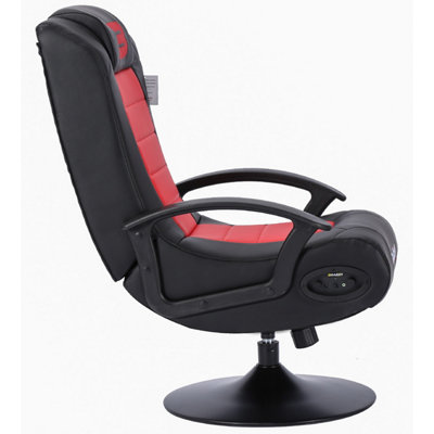 BraZen Stag 2.1 Bluetooth Surround Sound Gaming Chair - Red