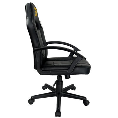 BraZen Valor Mid Back PC Gaming Chair- Black