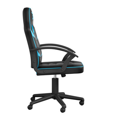 BraZen Valor Mid Back PC Gaming Chair- Blue