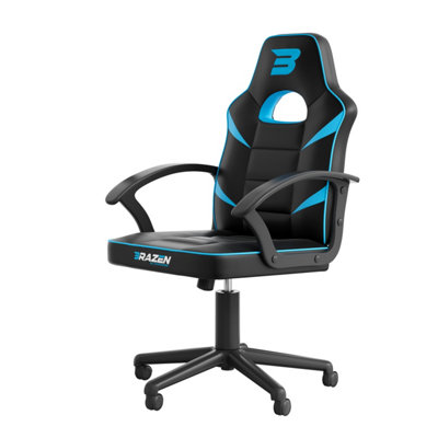 BraZen Valor Mid Back PC Gaming Chair- Blue