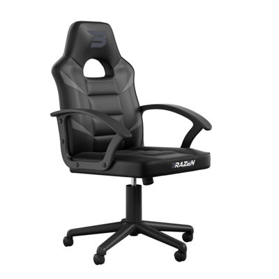 BraZen Valor Mid Back PC Gaming Chair- Grey