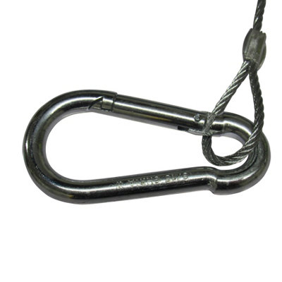 Break Away Cable Hook & Ring - Trailer Safety Towing Car Van Caravan ...