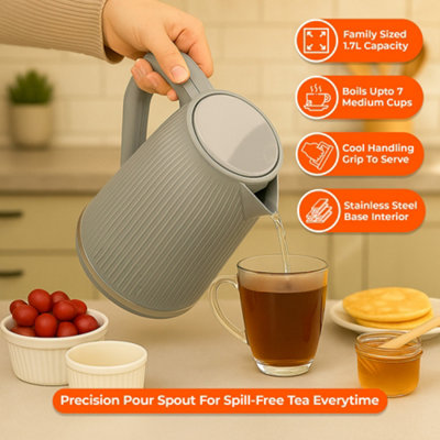 Breakfast Set - Kettle & Toaster in Grey
