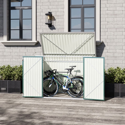 Breeins 5x3 ft Metal Shed Tool Storage Shed Outdoor Storage Shed Steel ...