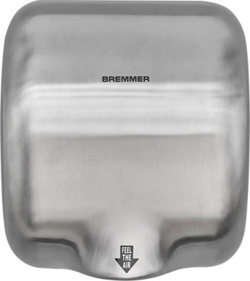 Bremmer Generic Turbo Hand Dryer in Brushed Steel