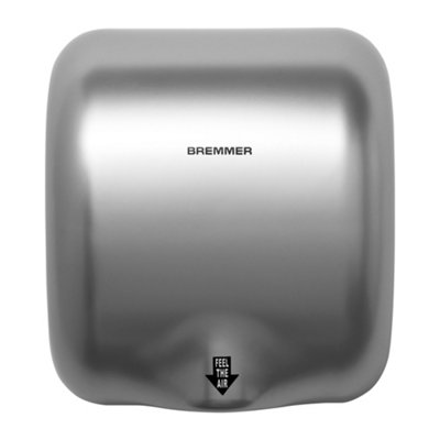 Bremmer Generic Turbo Hand Dryer in Silver