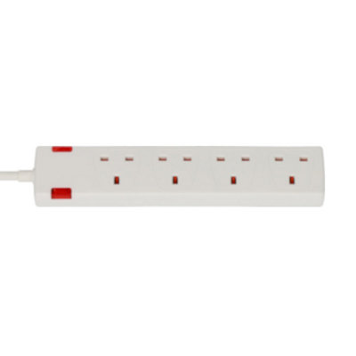 Brennenstuhl 10 Metre Extension Lead - 4 Sockets Power Strip